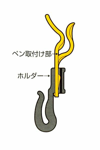 ●材質:ペン取り付け部:ポリプロピレンホルダー:ポリアセタール樹脂●サイズ:41×83×22(厚み）mm●重量:約18g溝なしヘルメット用ペンホルダー鉛筆やボールペンが簡単にはさめます。一部取り付けできないヘルメットがあります。ヘルメット別...