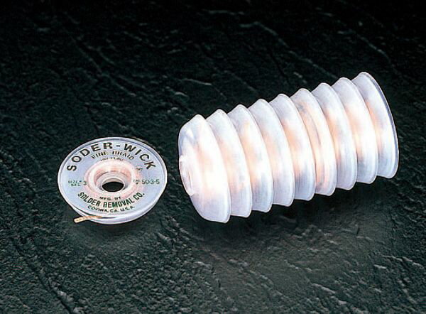幅：0.9mm長さ：1.5m入数：1個細い撚り線にフラックスをしみこませた半田吸取りワイヤーEA323-11楽天 HD店　