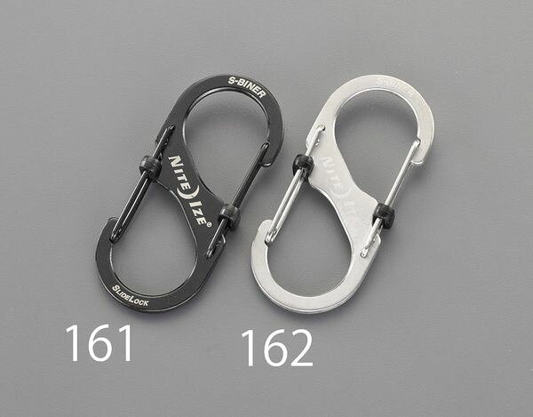 材質：ステンレス全長：68mm幅：30mm開口：12mm使用荷重：11kgカラー：シルバー★スライダーロック機能付EA638AD-162楽天 HD店　
