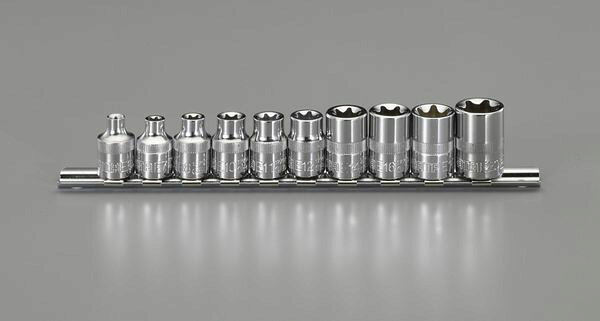 <セット内容>：10本組み差込角：3/8”全長：26〜30.5mmサイズ：E6・E7・E8・E10・E11・E12・E14・E16・E18・E20EA687BX楽天 HD店　