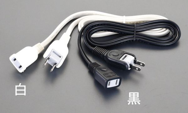 定格：15A・125V(1500W)コンセント：2P×1個コード長：2mカラー：白スイングプラグ(絶縁カバー付)EA815GM-13A楽天 HD店　