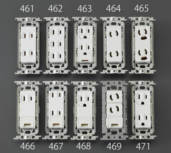 定格容量：15A・125Vサイズ：50.1×110mmコンセント：2P×2個(アースターミナル付)EA940CD-467楽天 HD店　