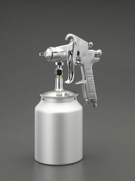 使用圧力：0.34MPa吐出し空気量：250L/minノズル径：2.0mmカップ容量：1000ml取付ねじ：G1/4”重量：750g使用コンプレッサー：0.8kw一般塗装用EA121BM-1楽天 HD店　