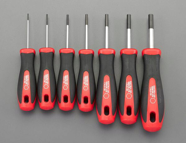 サイズ(mm)：1.5・2.0・2.5・3.0・4.0・5.0・6.0(7本組)軸長(mm)：50工具袋付工具袋は予告なく色や材質を変更する事がございます。EA573KA-100楽天 HD店　