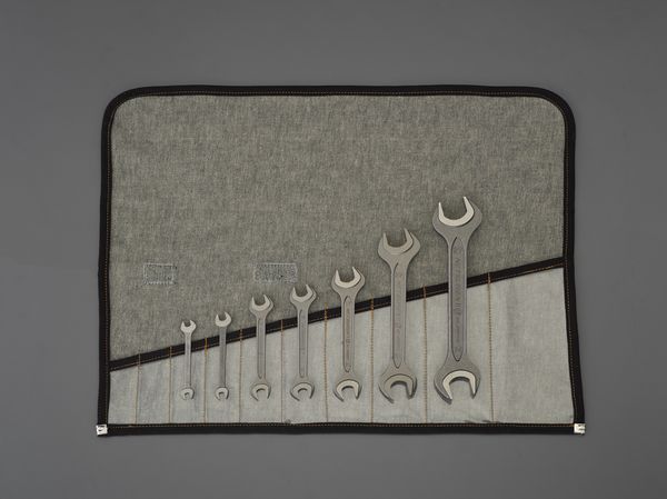 材質：クロムモリブデン鋼全長：96〜248mmサイズ(mm)：5.5×7・6×8・10×12・11×13・14×17・19×22・24×27★デニムツールロール付7本組EA615N楽天 HD店　