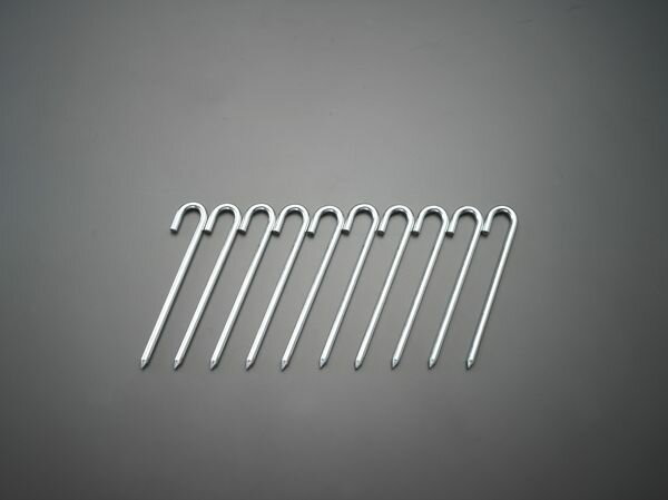 材質：鉄(ユニクロメッキ)全長：350mm最大口幅：20mm線径：φ9mmEA628ZE-64楽天 HD店　