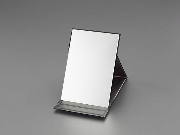 鏡サイズ：180×260mm枠サイズ：186×280×20mm材質：PVC、ガラス鏡重量：500gミラーストッパー3本入りの折立てができるミラーです。EA724YG-26楽天 HD店　