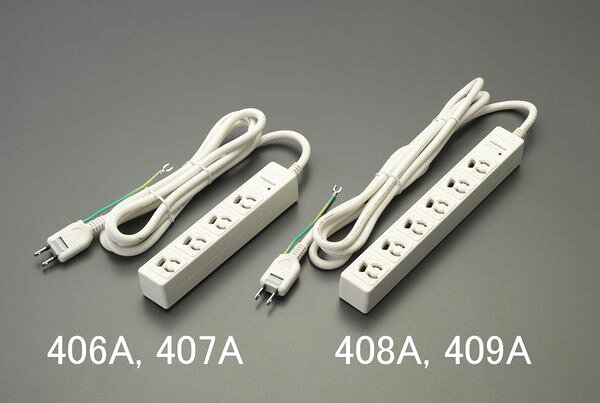 定格：15A・125V (1,500W)タップ数：2P接地×6個コード長：5mプラグ：2P(スイング式、絶縁カバー・アース線付)雷サージ機能(本体内蔵)：最大サージ電圧：6,000V、制限電圧：650Vサイズ：35×260×35mm重量：8...