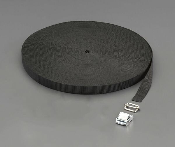 長さ:50m幅:20mm厚み:1.2mm経糸と緯糸を交互に織りあわせているので、丈夫で摩擦に強いバンドです。※バックル・アジャスター15個付EA628PT-620楽天 HD店　