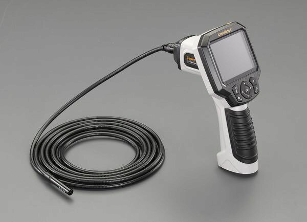 解像度:640×480光源:LEDライト(10段階調整)電源:単3電池×4本(付属)サイズ:全長:210mm、モニター部:60×75mm重量:1.2kg(電池含)記録媒体:microSDカード8GBまで対応防塵・防水性能:IP67(カメラヘ...