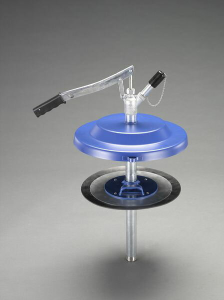 サイズ:φ350×670(H)mm重量:4.4kg最大吐出量:30ml手動式16kg缶に直接セットできます。充填ニップル付のグリースガンへグリースを移し替えるためのグリース充填専用ポンプです。スチール製EA991CG-8楽天 HD店　