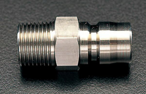 型：中圧型材質：SUS304取付ねじ：R1-1/4”常用圧力：3.0MPaバルブレス構造中圧型のプラグ、ソケットは同ねじサイズのみしか適合しませんEA140AG-10楽天 HD店