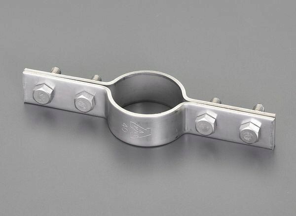 材質：SUS304幅：25mm径称：40A適合管外径：48.6mmステンレス鋼管用床貫通立て配管の振れ止め支持にEA440BJ-40楽天 HD店　