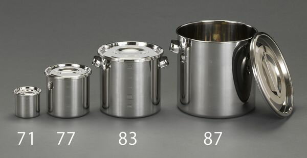 材質：ステンレス(18-8)容量：11L内寸サイズ(mm)：φ240×240EA508SG-86楽天 HD店