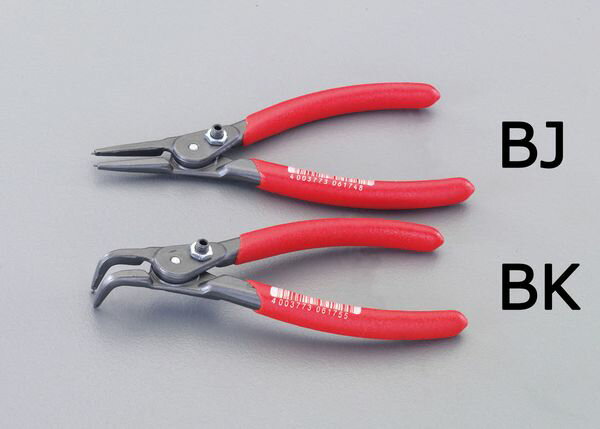 リング径(mm)：19〜60全長(mm)：180先端：ストレートストッパーが付いており、先端を開きすぎることがないので確実にリングを掴めます。防錆仕上げEA590BJ-12楽天 HD店　