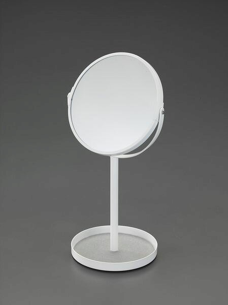 鏡サイズ：φ150mm枠サイズ：175×140×330(H)mm材質：鏡：2mm厚ガラス(平、拡大鏡)、マット：フェルト、本体：スチール(粉耐塗装)重量：500gEA724YG-101楽天 HD店　