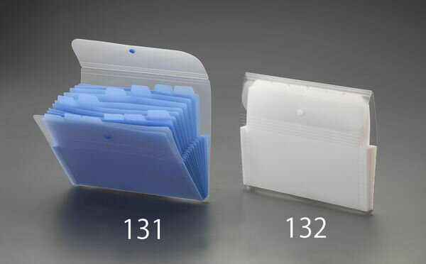 材質：PP収納枚数：約200枚(コピー用紙) サイズ(W×D×H)：325×18×256mm色：青A4判12仕切り、13ポケット クリアーホルダーが入るワイドタイプ 間口が大きく開き、書類が取り出しやすく探しやすい。EA762CB-131楽...