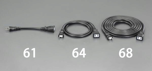 定格：15A・125Vコネクター：抜け止め式コンセント数：1個コード長：10cmVCT1.25mm2×2心EA815GA-61楽天 HD店　