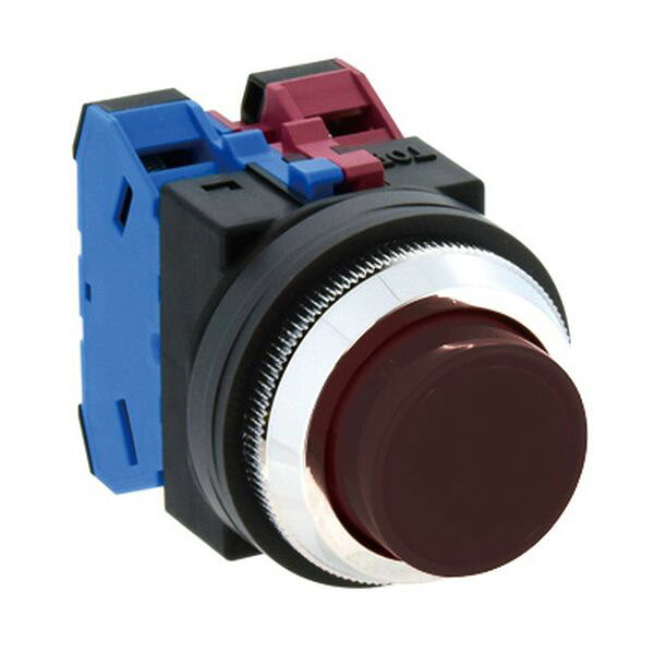 ボタン径：φ39mm色：黒接点構成：1a1b型式：ABN211定格容量：600V・10A端子ねじサイズ：M3.5保護構造：IP65IDEC製パネルカットφ30mm用モメンタリ形EA940D-11AA楽天 HD店　