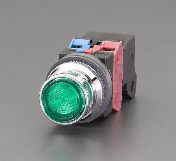 ボタン色：緑定格電圧：AC200/220V接点構成：1a1b型式：ALFN22611DNG保護構造：IP65IDEC製パネルカットφ30用LED 6V球付突型フルガード付モメンタリ形RoHS適合品EA940DA-67A楽天 HD店　