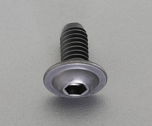 材質：構造用炭素鋼(SCM435)表面処理：黒色酸化被膜サイズ：M6×20入数：12本並目ねじEA949ML-620楽天 HD店　