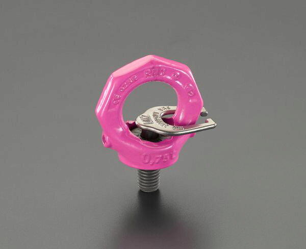 材質：ニッケルクロムモリブデン鋼サイズ：K：56mm、D(内径)：30mmL：18mmN：8mm線径：10mmねじ径：M12×18使用荷重：0.75t適正トルク値：25Nm重量：0.2kg専用キー付温度により色変化する特殊ピンクパウダー塗装...