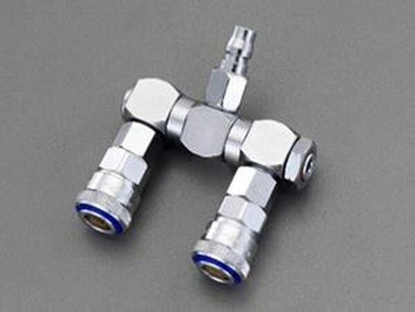 材質：本体：回転軸：鉄、 連結部品：亜鉛ダイキャスト常用圧力：1.5Mpa取付ねじ：Rc(PT)1/4”サイズ：93.5(L)×77(H)mm重量：440gワンプッシュ式000012294613楽天 HD店　