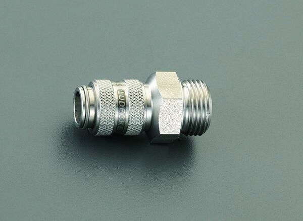 最高使用圧力：3.5MPa材質：ステンレス全長：38mmオーリング（FKM）衛生が要求される場所での圧縮空気の使用（クリーンルーム等）シングルシャットオフバルブねじサイズ：M12×1.5000012287643楽天 HD店
