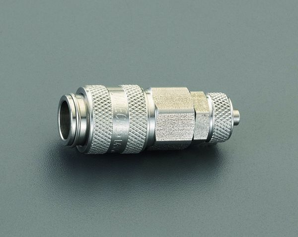 最高使用圧力：3.5MPa材質：ステンレス全長：43mmオーリング（FKM）シングルシャットオフバルブ衛生が要求される場所での圧縮空気の使用（クリーンルーム等）ワンプッシュ式適合ホース：6×8mm000012287653楽天 HD店
