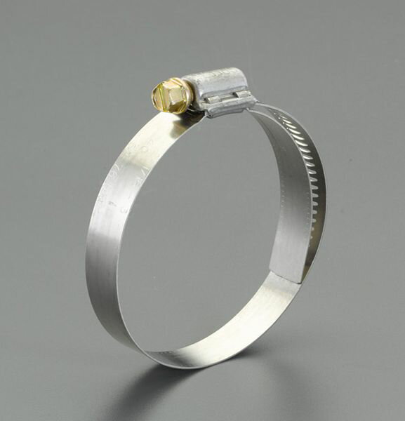 材質：バンド：SUS301、 スクリュー：スチール六角(−)ねじ：5/16”(8mm)厚み：0.58mmバンド幅：12.7mm適合直径：78〜102mm入数：10000012295509楽天 HD店