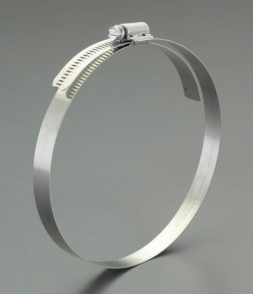 材質：バンド：SUS301、 スクリュー：SUS410六角(−)ねじ：5/16”(8mm)厚み：0.58mmバンド幅：12.7mm適合直径：13〜23mm入数：10000012295540楽天 HD店　