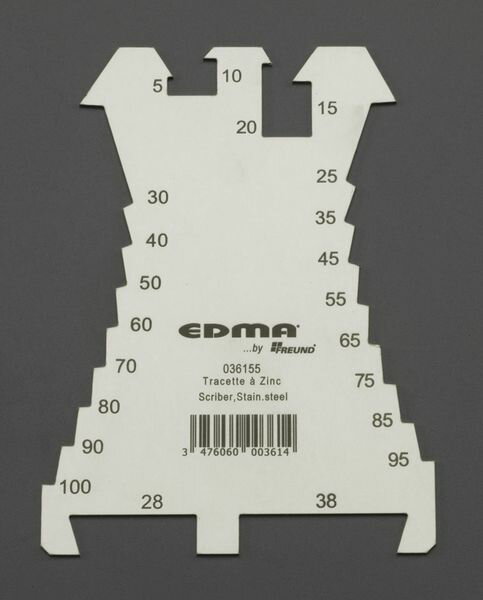 スケール付で正確なけがき作業が行えます。材質：ステンレス5〜100mmのスケール付（5mm毎）全長：250mm000012290985楽天 HD店　