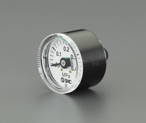 リミットインジケーター付空気用RoHS対応品圧力（MPa）：0〜0.2外径）：37.5取付ねじ：R1/8000012296882楽天 HD店　