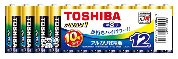 電圧：1.5Vサイズ：φ14.5×50.5mm重量：23g入数：12本単3形アルカリ乾電池長持ちハイパワー使用推奨期限10年を実現(JISに準拠)000012297825楽天 HD店　