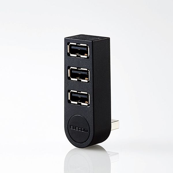 色：ブラックインターフェイス：USB2.0(USB1.1インターフェイス接続時は、USB1.1互換で動作)コネクタ形状：パソコン側(アップストリームポート)：USB A(オス) USB機器側(ダウンストリームポート)：USB A(メス)×3...