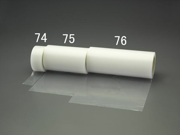 材質：基材：ポリエチレン 粘着剤：アクリル系芯内径：76mm（3”）アルミ、ステンレス等の金属板やサッシ等の表面を保護し、剥がした後も残りません。幅：300mm長さ：100m厚さ：0.05mm色：透明000012292990楽天 HD店　