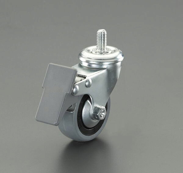 材質：金具：スチール、車輪：ゴムねじサイズ(ピッチ)：M12×25mm(1.75)仕様：自在ストッパー付車輪径×幅：60×24mm取付高(H)：83mm耐荷重：51kg000012294170楽天 HD店　