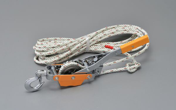 最大巻取長さ：無制限家屋の建起こし、植木の枝曲げに張線作業・通線作業に最適です。能力：3.5tロープ長：φ14mm×10m重量：2.9kg000012294234楽天 HD店　