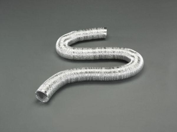 1/14に縮めてあります。アルミ箔にポリエステルフィルム特殊ラミネートを施しており耐久性に優れ高気密です。高炭素鋼ワイヤーが螺旋状に入っており型崩れしにくくなっています。サイズ（伸長）：φ200mm×10m000012294358楽天 HD店　