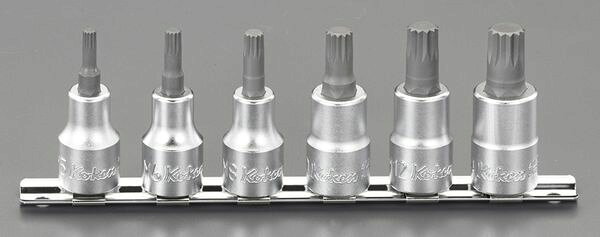 サイズ：M5・M6・M8・M10・M12・M14全長(mm)：60差込角：1/2”入数：1STEA618CV楽天 HD店　