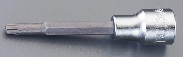 サイズ：T40全長(mm)：100差込角：1/2”入数：1個EA618CW-140楽天 HD店