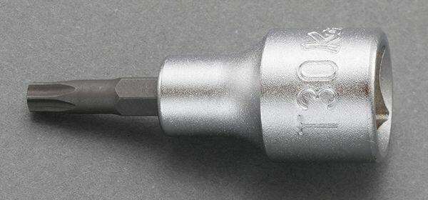 差込角：1/2”サイズ：T15全長(mm)：60入数：1個EA618CW-15楽天 HD店　