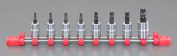 サイズ：T20・T25・T27・T30・T40・T45・T50・T55全長(mm)：50〜58差込角：3/8”入数：1STEA618PS-100楽天 HD店　