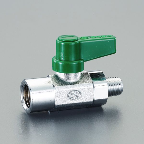 使用流体：冷温水・油・エアー材質：真鍮最高圧力：1.0MPa温度：−20〜80℃取付ねじ：雄：R1/4” 雌：Rc1/4”入数：1個EA425AJ-34楽天 HD店　