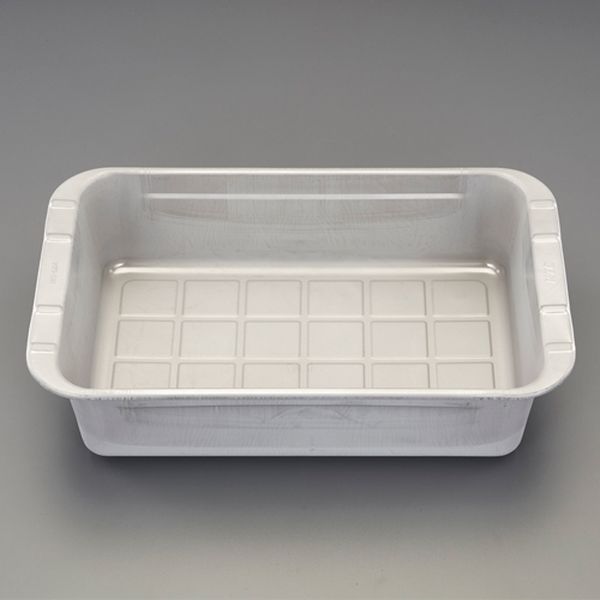 サイズ：595(W)×360(D)×115(H)mm容量：17.5L重量：2.7材質：亜鉛メッキ鋼板重ねて収納できるので場所をとりません。継ぎ目のない一枚絞り成形により、水や油などの液体が漏れる心配がありません。亜鉛メッキにより防錆効果があ...