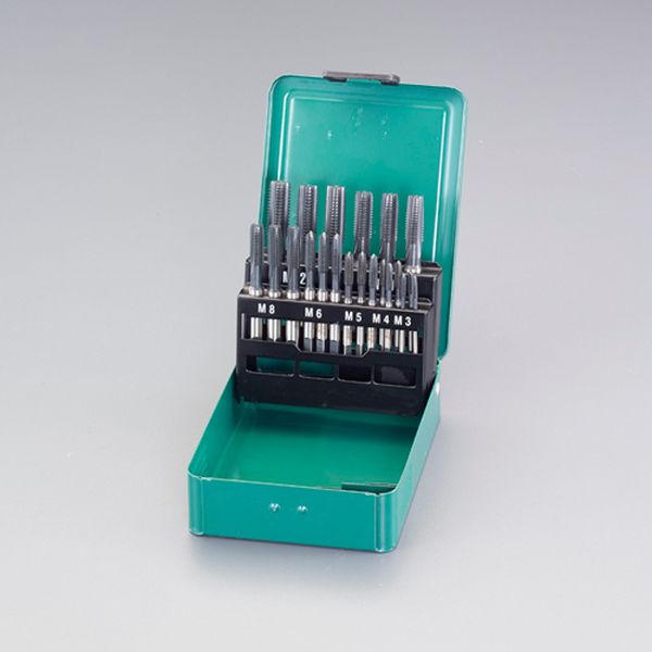 サイズ：M3×0.5 M4×0.7 M5×0.8 M6×1.0 M8×1.25 M10×1.5 M12×1.75重量(g)：650材質：HSS各サイズ(先、中、仕上)3本入です炭素鋼、合金鋼、非鉄金属などのねじ加工にEA683PF楽天 HD店　