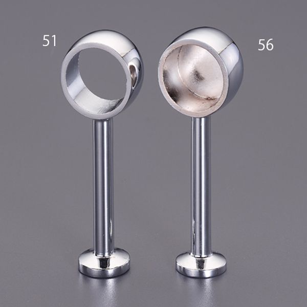 適用パイプ外径(mm)：32プレートサイズ(mm)：20全高(mm)：93材質：亜鉛ダイカスト（クロームメッキ仕上）取付穴径（mm）：30付属品：ワッシャー(鉄・ユニクロ):1個 皿ビスM4×25/M4×40:1本適応板厚：M4×25使用時...