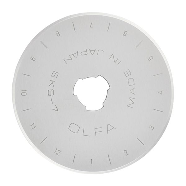 メーカー：オルファ（OLFA）型番：RB45-1刃幅：φ45mm刃厚：0.3mm刃形状：45mm円形刃重量：20g(パッケージ含む)材質：タングステン鋼入数：1枚入りEA589CL-16用替刃000012327787楽天 HD店　