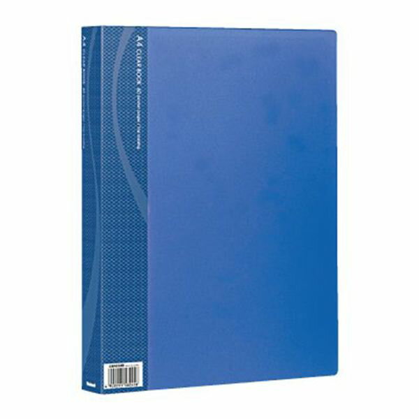 A4判S型サイズ：307(W)×40(D)×235(H)mmポケット：60枚カラー：ブルー入数：1冊材質：ポリプロピレン背見出しポケットあり表紙カラーにマッチした中紙をセット000012336120楽天 HD店　