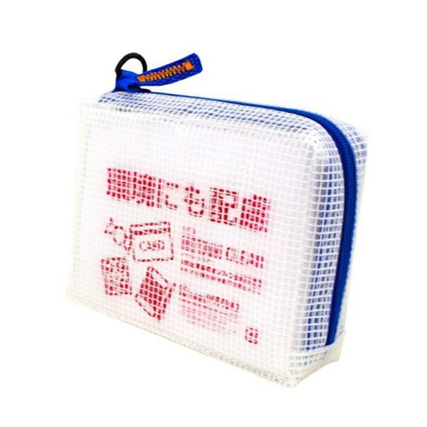 規格：カードサイズサイズ：85×120×30mm色：青材質：EVA底部に30mmのマチ付で厚みのある収納物にも対応。糸で補強されたメッシュ生地で耐久性に優れます。内容物が判別しやすい透明仕様。入数：1個000012336190楽天 HD店　